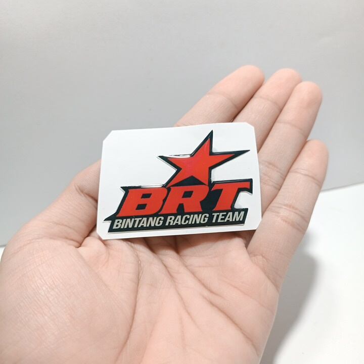 BRT Emblem sticker timbul resin lentur | Lazada Indonesia