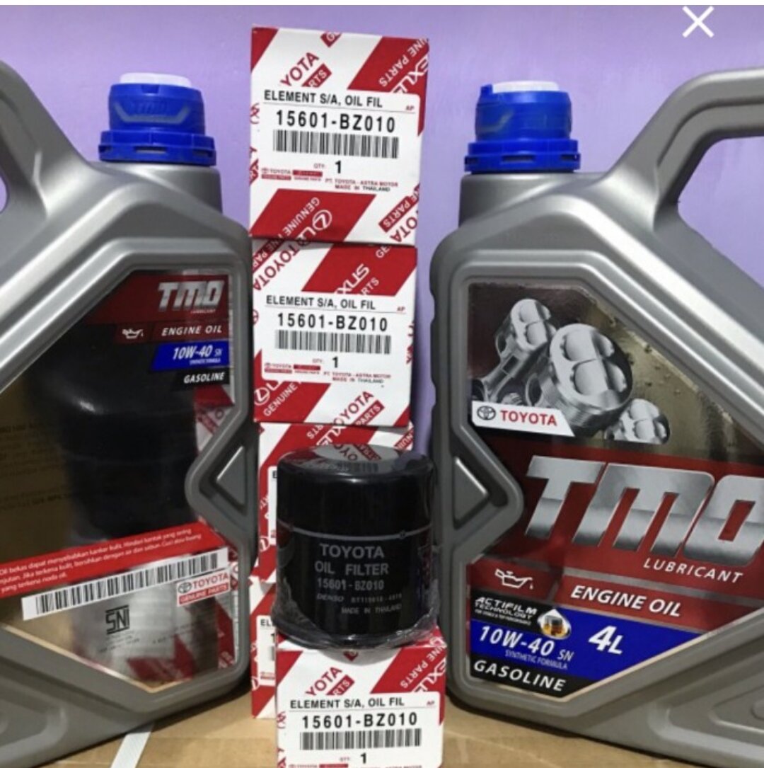 Oli Toyota TMO 10W 40 4L / paket filter oli avanza xenia vvti rush ...