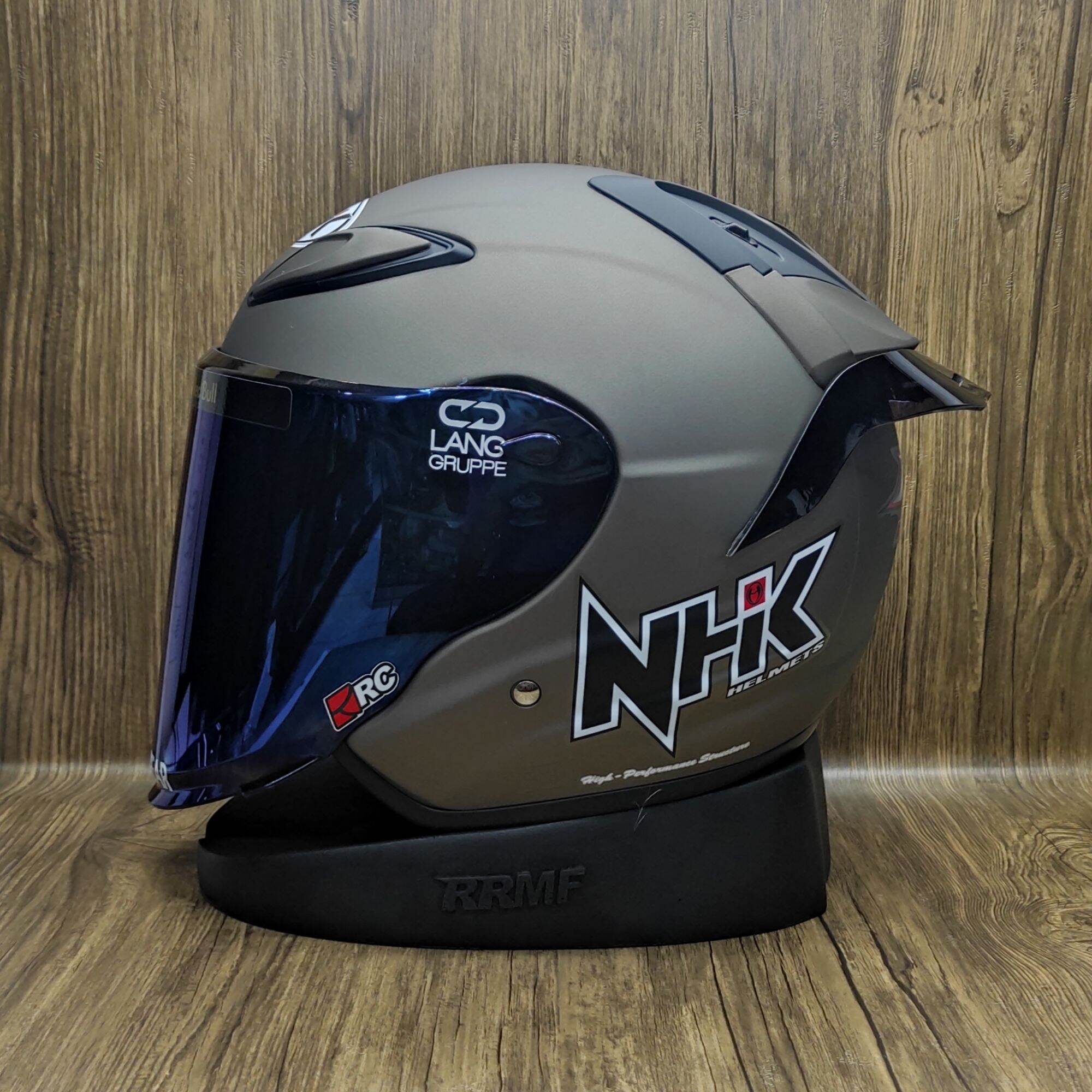 HELM NHK R6 SOLID STAR GARY DOFF - PAKET GANTENG HELM NHK HALF FACE ...