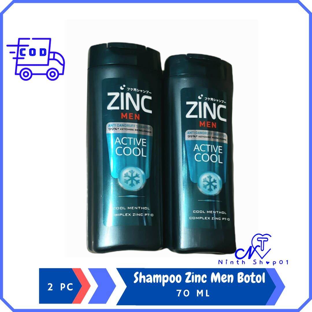 PAKET SAMPO ZINC BOTOL MEN 70 ML / SHAMPOO | Lazada Indonesia