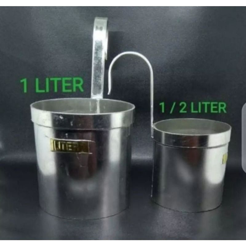 Canting Literan Takaran Gelas Ukur Minyak Alumunium Murah | Lazada ...