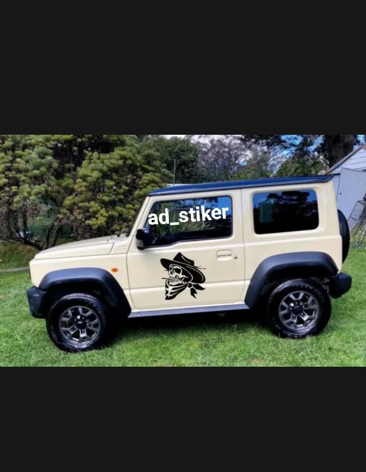 STIKER MOBIL JEEP JIMNY MOBIL TYPE LAIN BISA CUSTOM STICKER CUTTING ...
