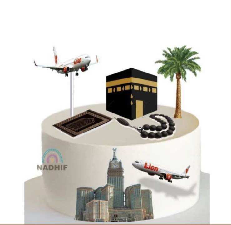 TOPER CAKE TEMA KA'BAH KA'BAH HIASAN TUSUK DECORASI KUE ULANG TAHUN ...