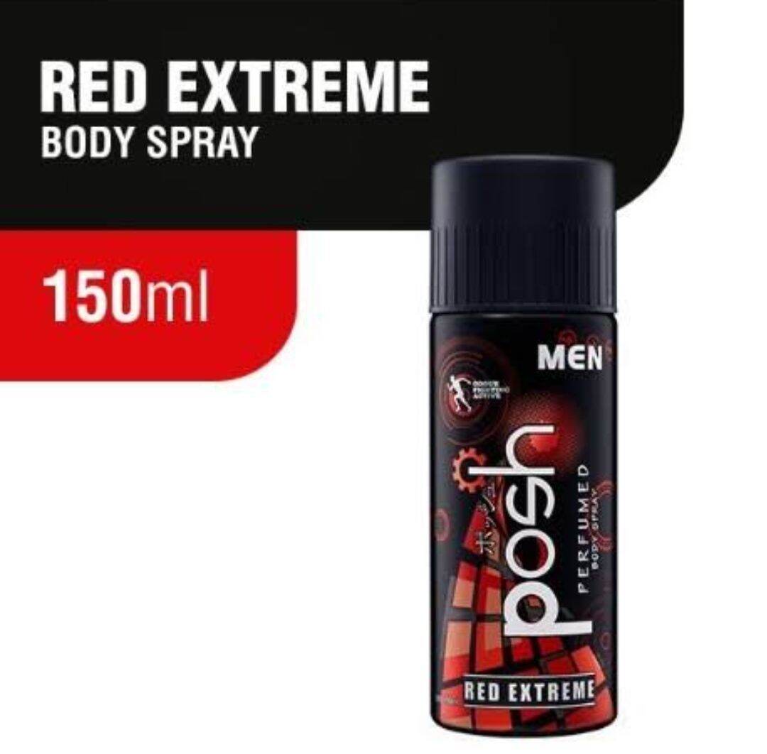 Posh Men Black Gold Perfumed Body Spray Parfum Pria 150ml | Lazada ...