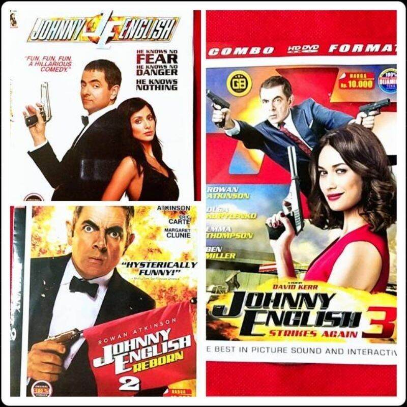 KASET DVD FILM MR BEAN JOHNNY ENGLISH-DVD JOHNNY ENGLIS STRIKE AGAIN-DVD JOHNNY ENGLISH 2-KASET ...