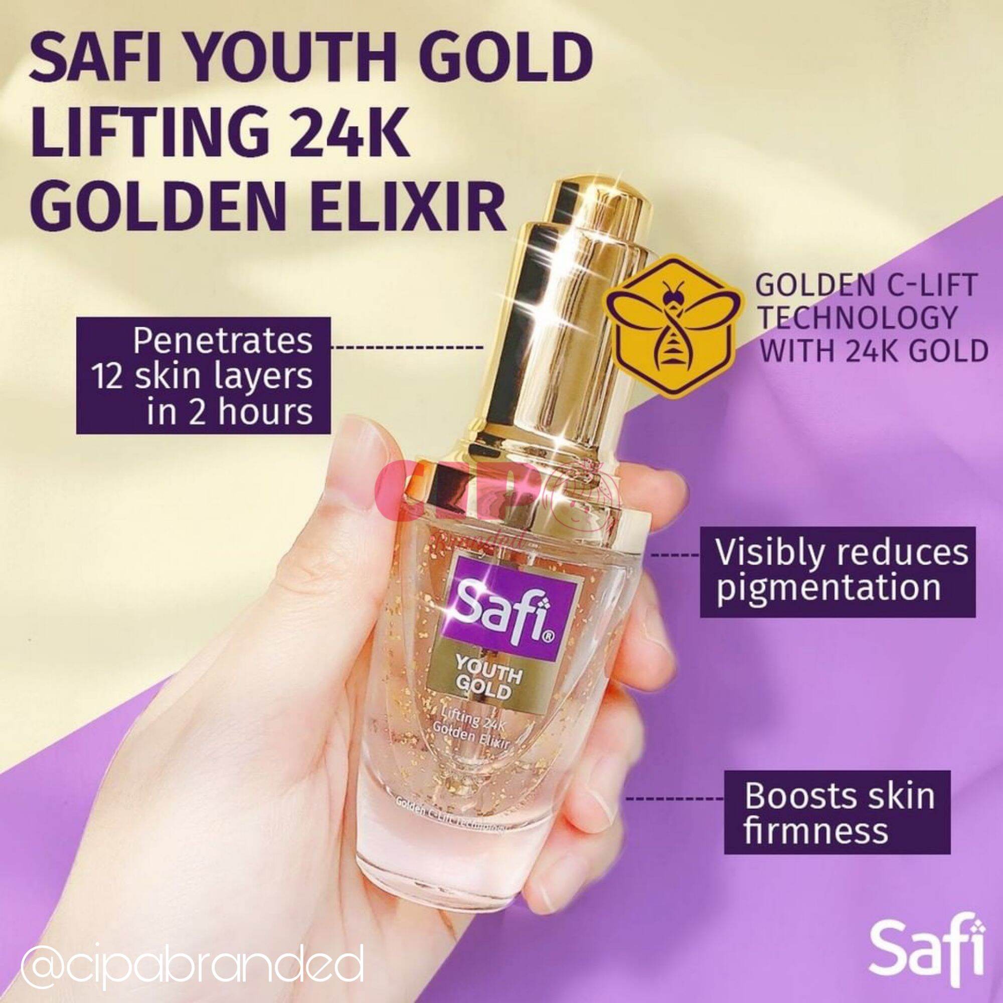 Safi Youth Gold Lifting 24K Golden Elixir Eliksir | Lazada Indonesia