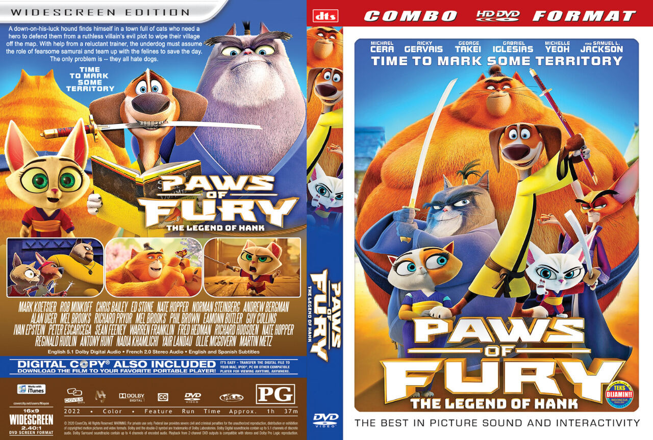 Kaset Dvd Film Animasi 2022: PAWS OF FURY | Lazada Indonesia