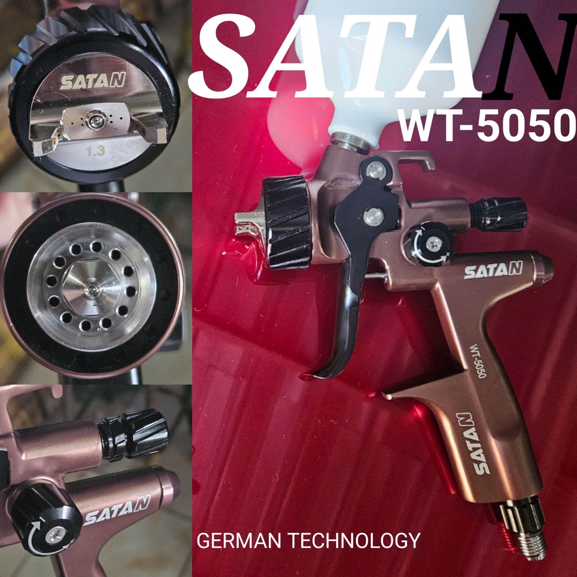 Spray Gun LVLP WT5050 SATAN | Lazada Indonesia