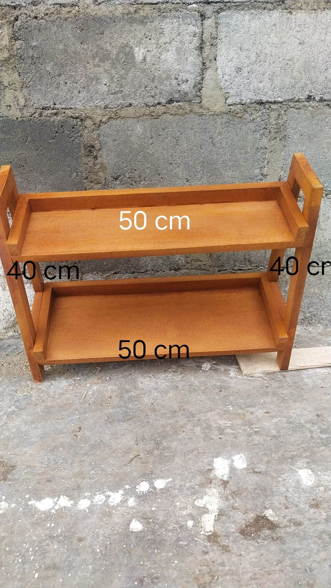 rak kayu mini multifungsi 2 saff,rak kayu murah,rak kayu minimalis 40 x ...
