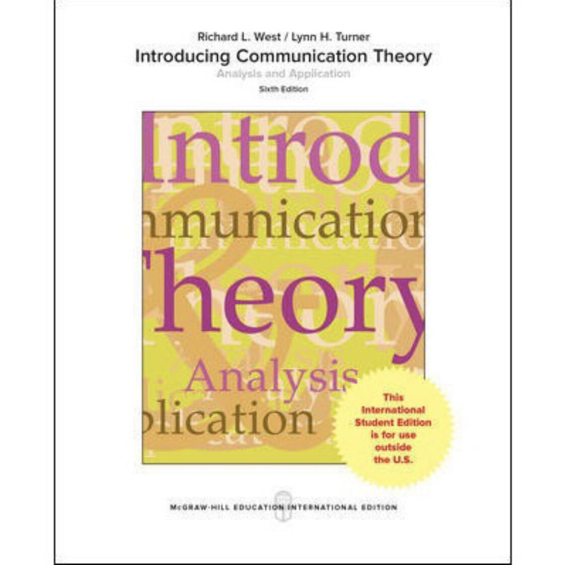 [ Original ] Introducing Communication Theory Ed 6- McGraw Hill ...