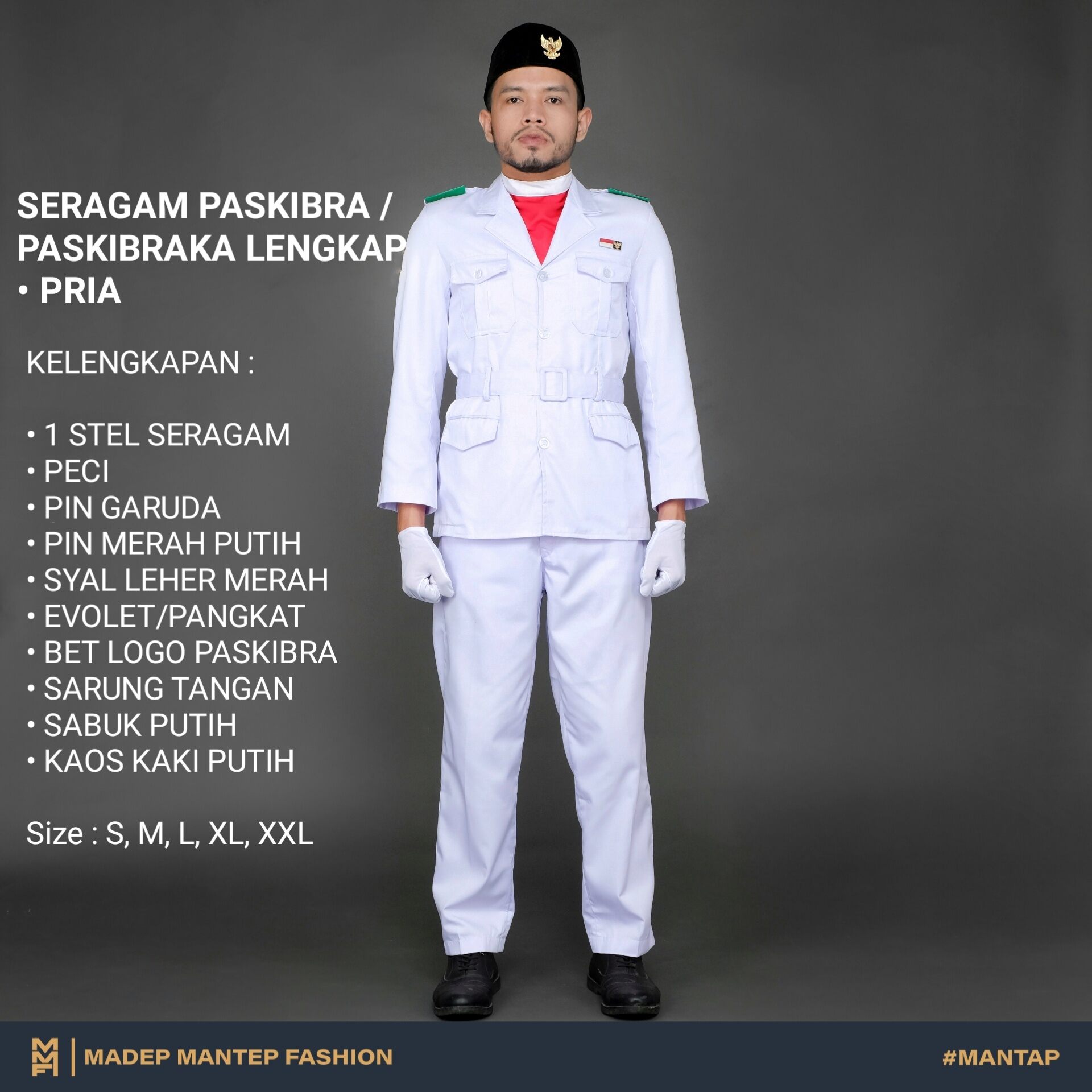 Seragam PASKIBRA PASKIBRAKA Lengkap PROMO Seragam Paskibra Seragam ...