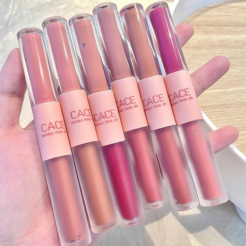 [COD]DoubleSense 2 IN 1 Dual-ended Lipstick Ombrelips Liquid Matte ...