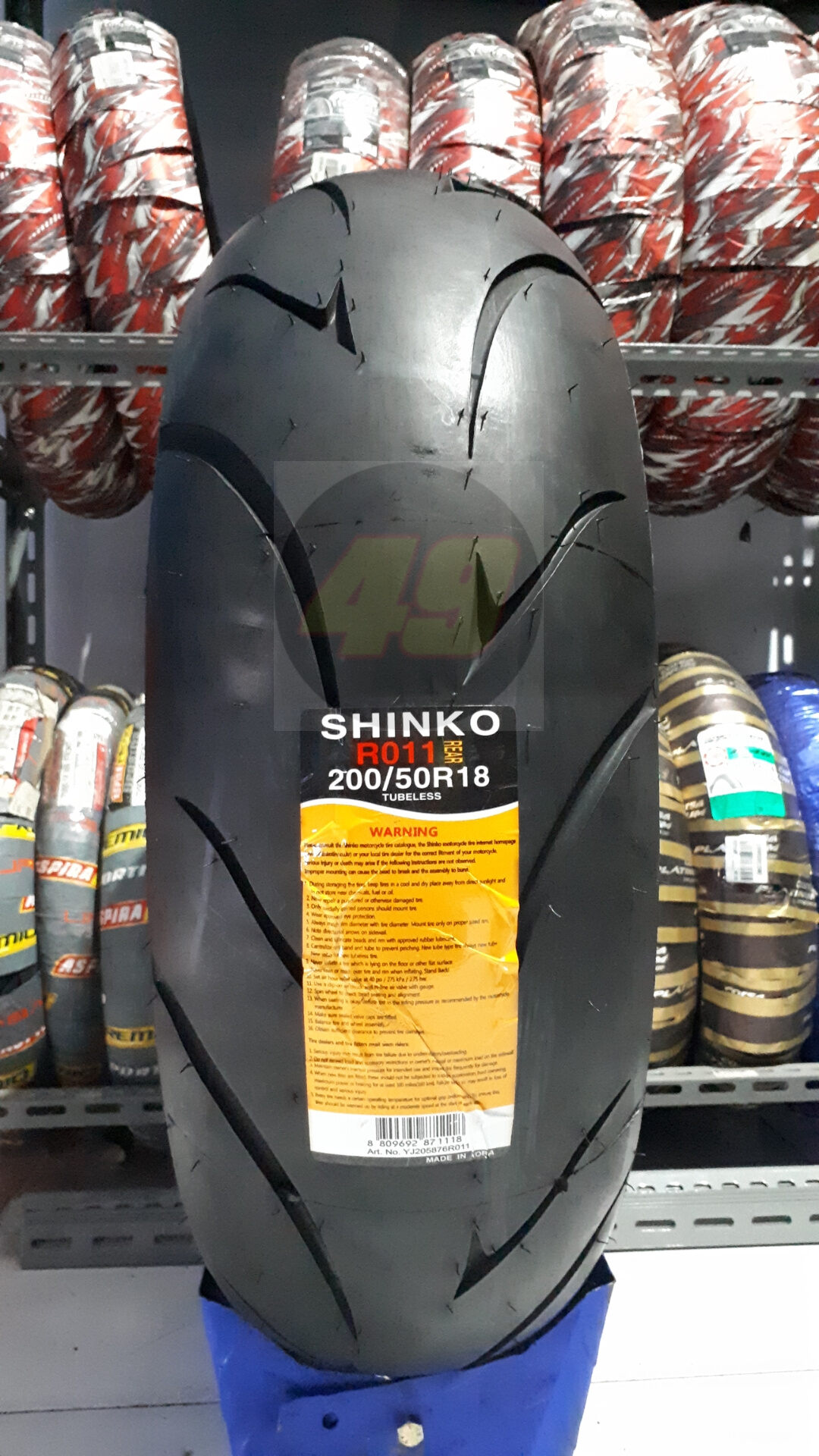 Ban Motor SHINKO 011 Verge 200/50-18 Ring 18 Rear Ban Motor Gede dan ...