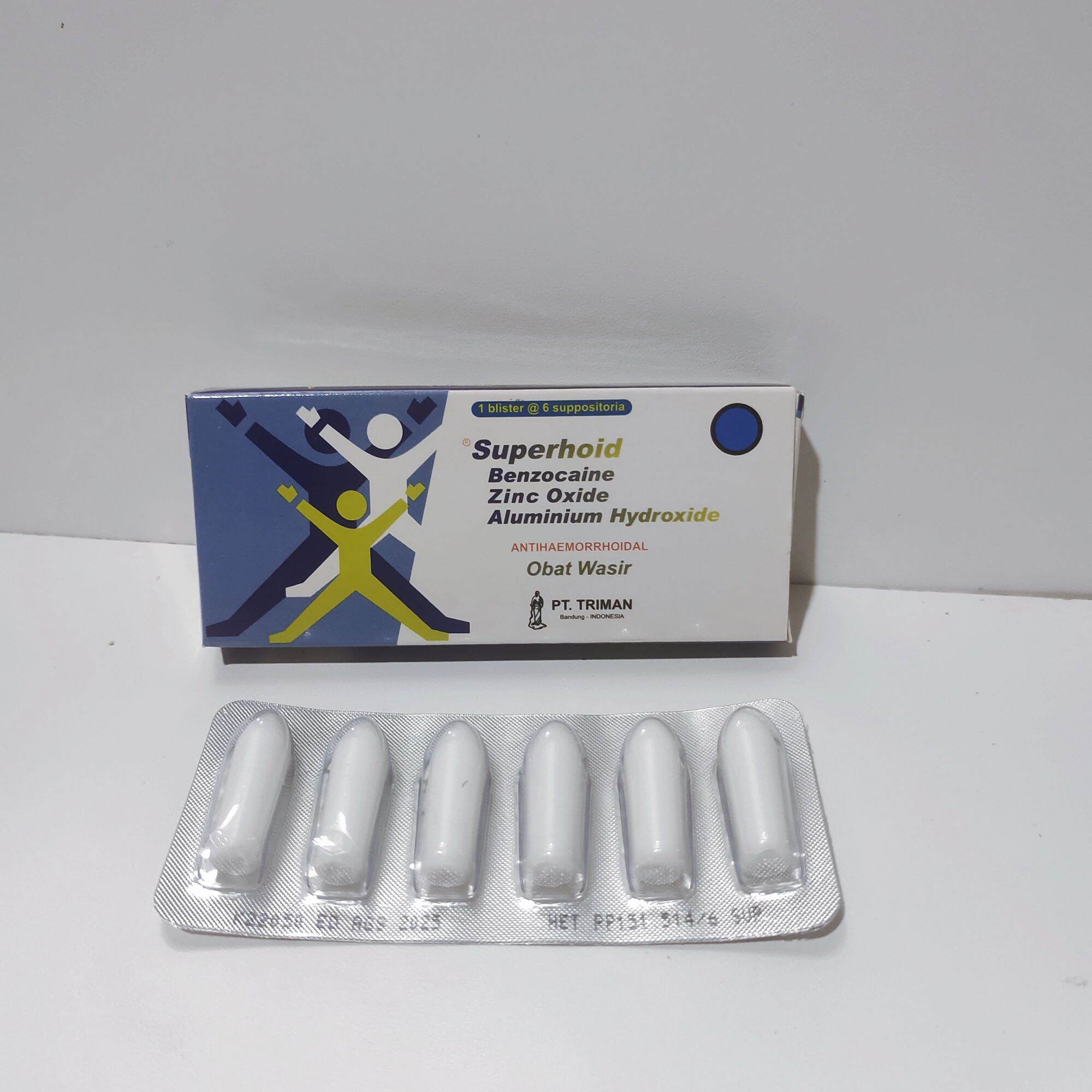 Superhoid suppos box isi 6 suppos | Lazada Indonesia