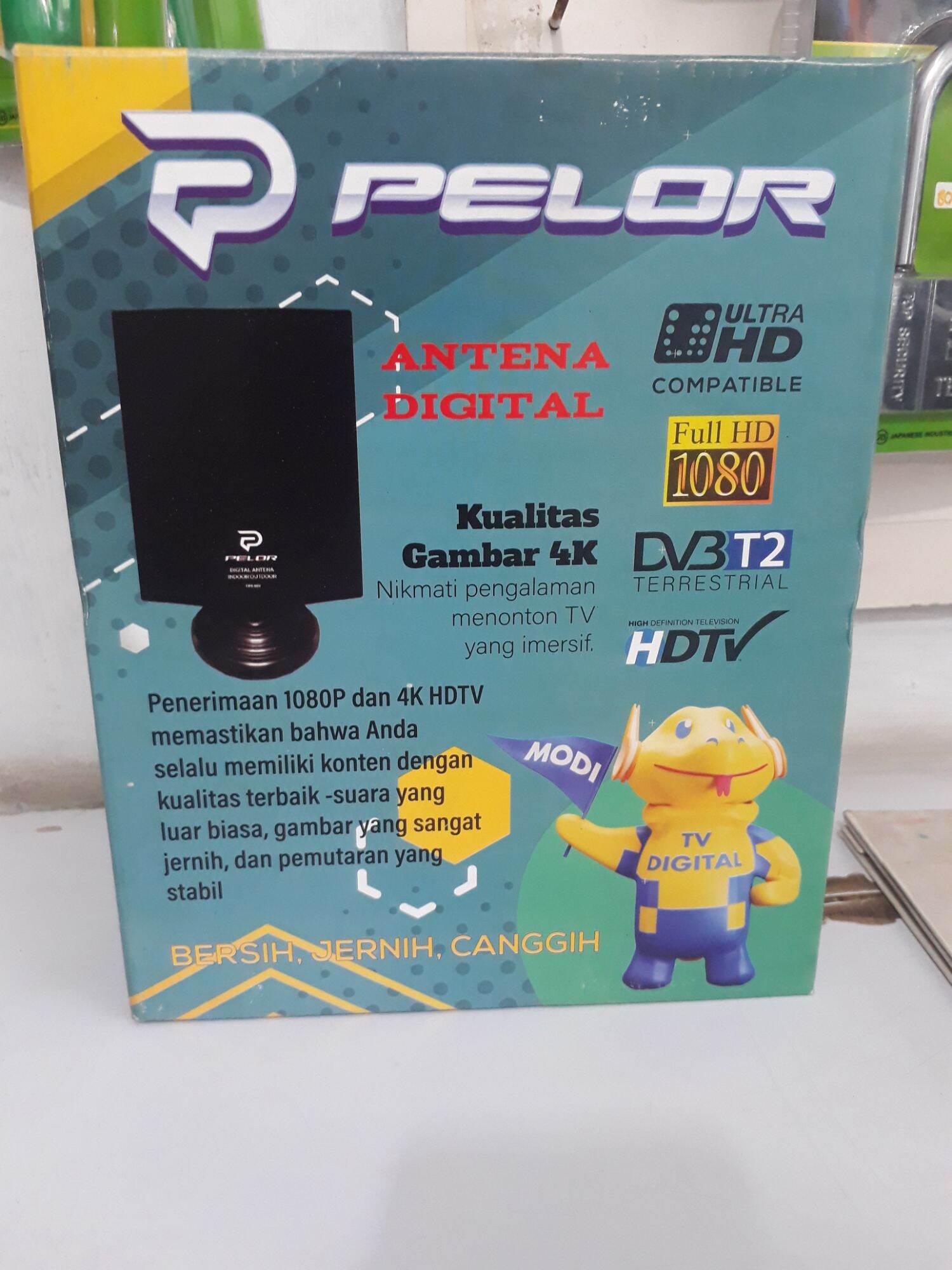 Antena TV Digital Indoor Outdoor / Antena PELOR 822 TV DVB | Lazada ...