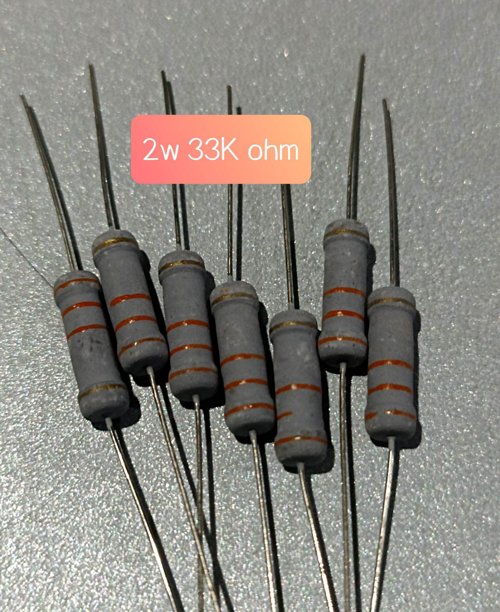 10BUAH RESISTOR 2WATT 33K OHM 2W 33KOHM 2 WATT 33 K OHM | Lazada Indonesia