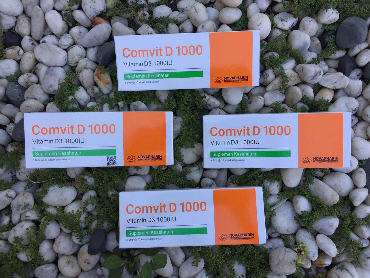 COMVIT D3 1000 IU / Vitamin D3 / 30 tablet per BOX / eceran 10 tablet ...