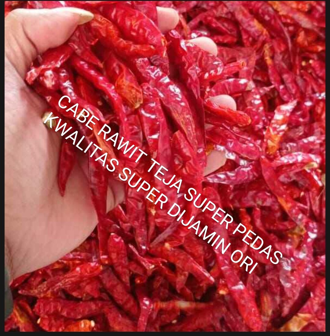 cabe kering murah 1 kg packing /cabe rawit/caplak/teja bersih tanpa ...