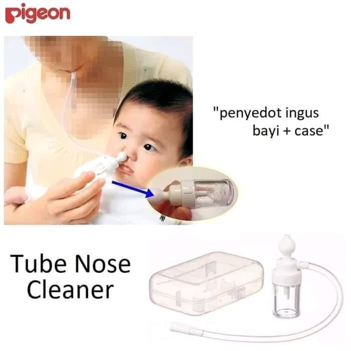 PIGEON Nose Cleaner Tube Type Alat Penghisap Lendir ingus Bayi | Lazada ...