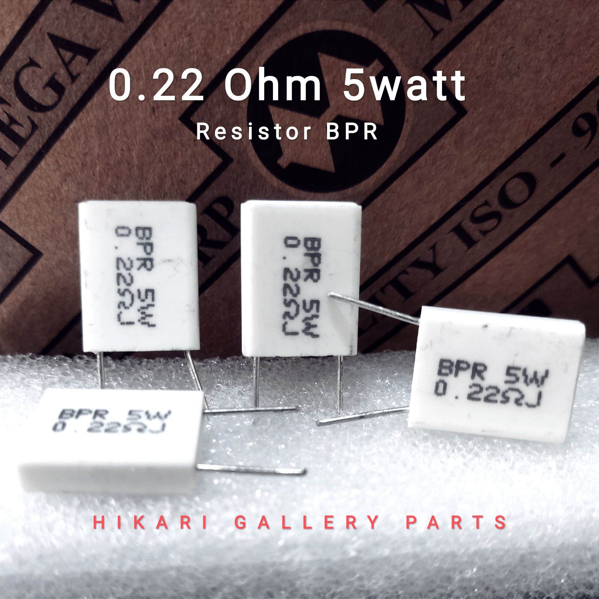 Resistor BPR 0.22 Ohm 5watt / BPR 5w 0,22 Ohm | Lazada Indonesia