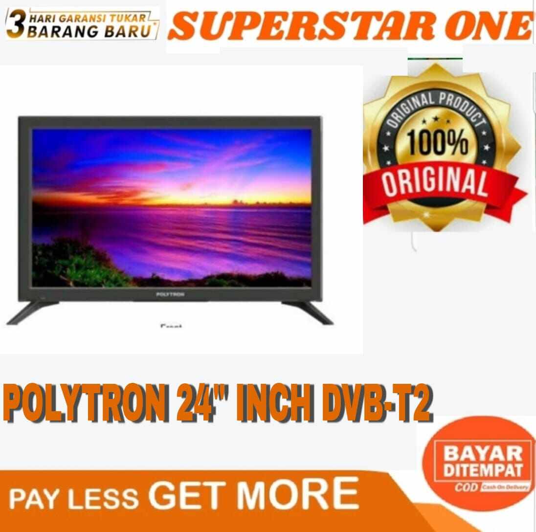 Digital Tv Polytron 24 inch PLD 24V1853 Led digital | Lazada Indonesia