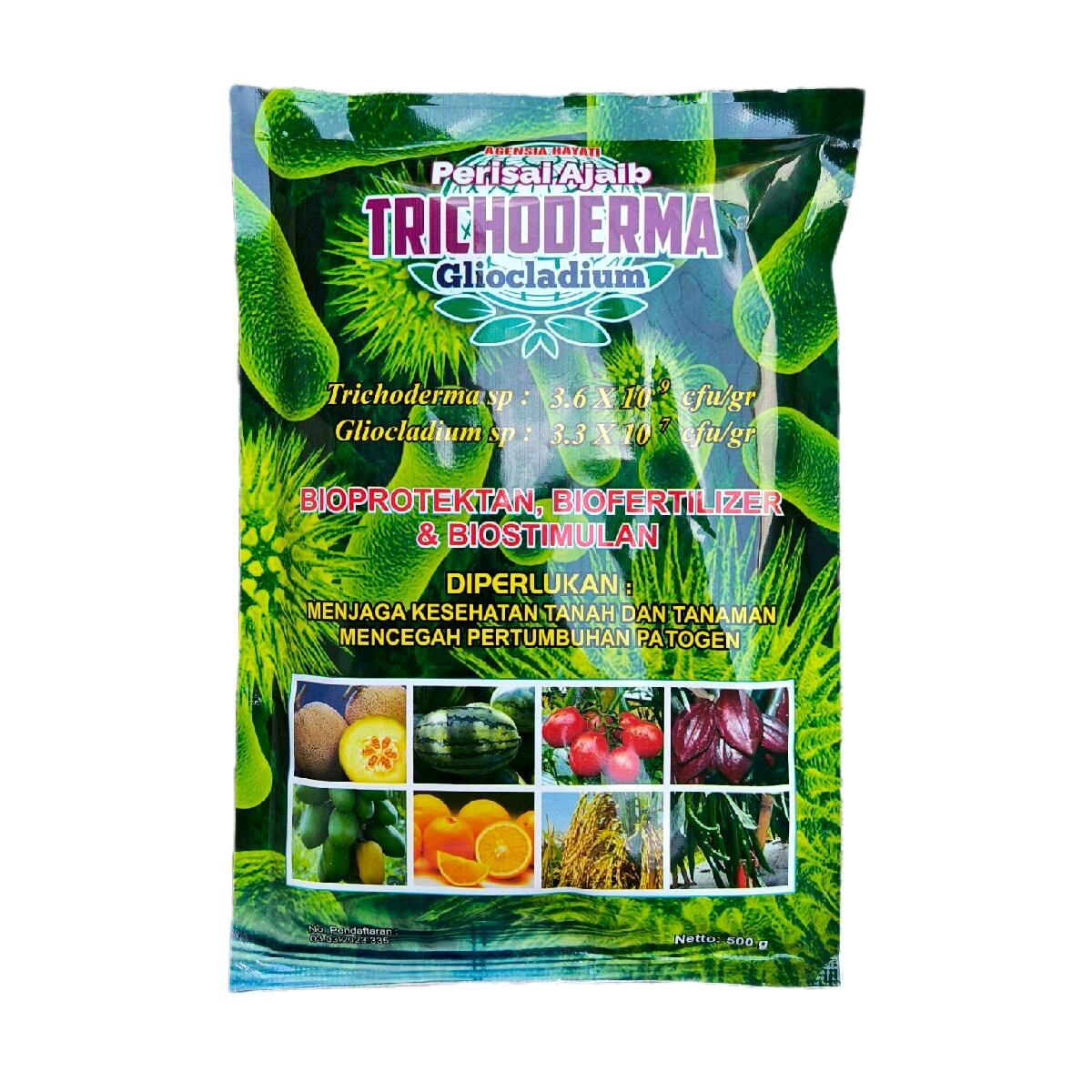 Pupuk Hayati Trichoderma Gliocladium Pembasmi Penyakit Tanaman 500gr ...