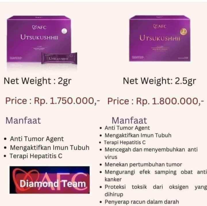 SOP AFC UTSUKUSHII GOLD SUPLEMEN KESEHATAN JAPAN ORIGINAL EXP 2025 ...