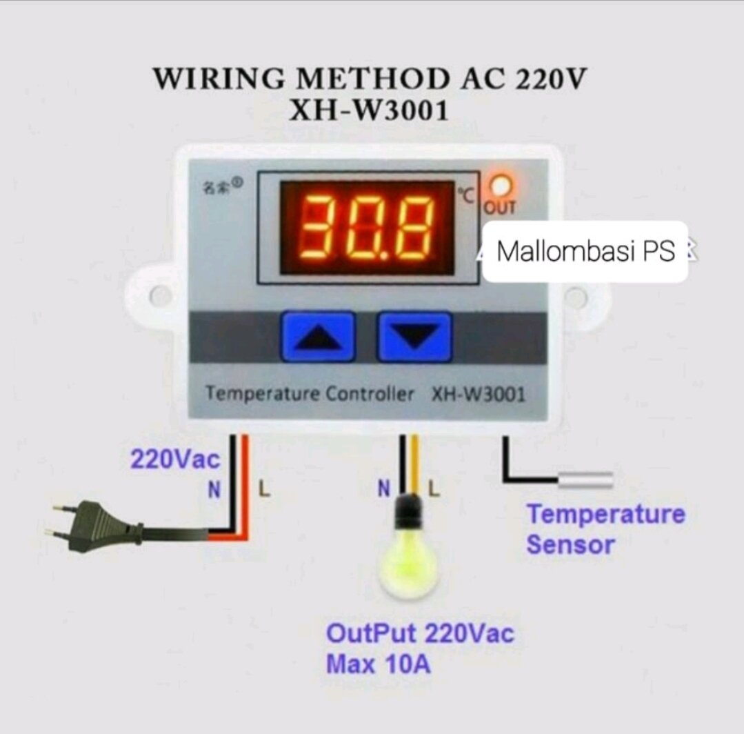 THERMOSTAT PENGATUR SUHU MESIN TERMOMETER DIGITAL DIJITAL | Lazada ...