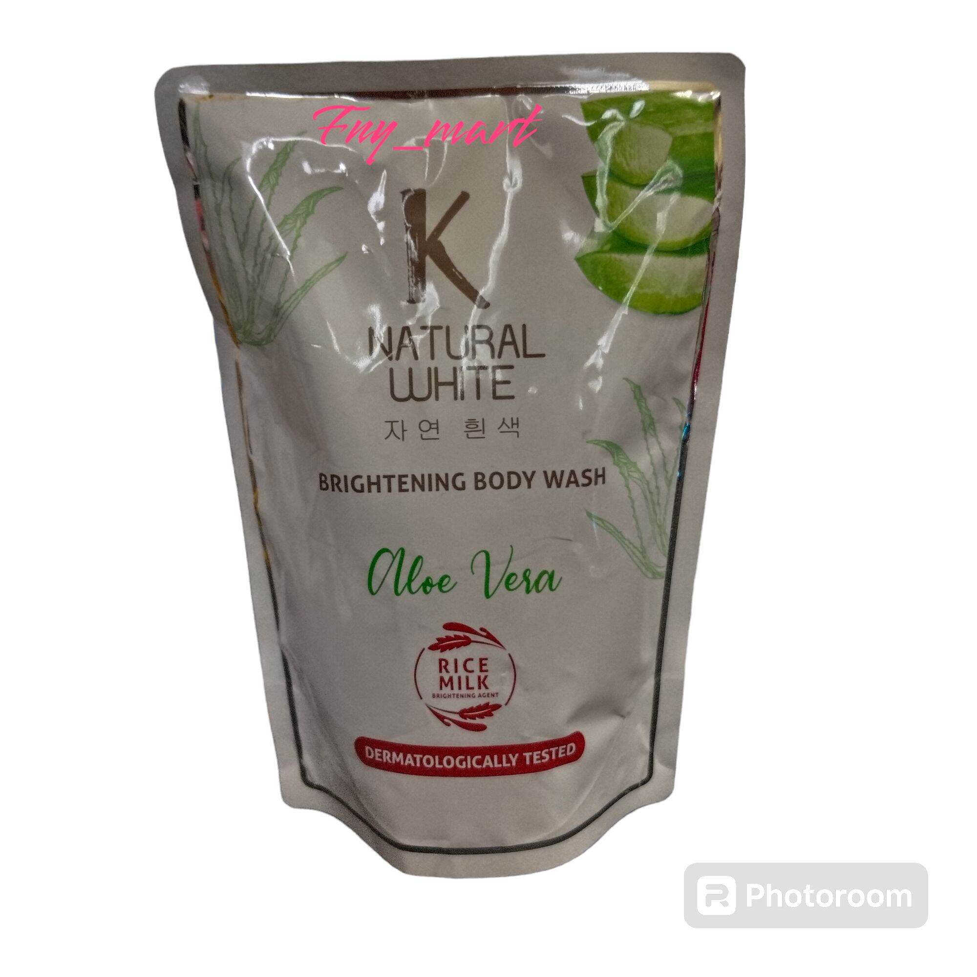 K NATURAL WHITE Body Wash Pump 500ml / Sabun Mandi Cair 500ml | Lazada ...
