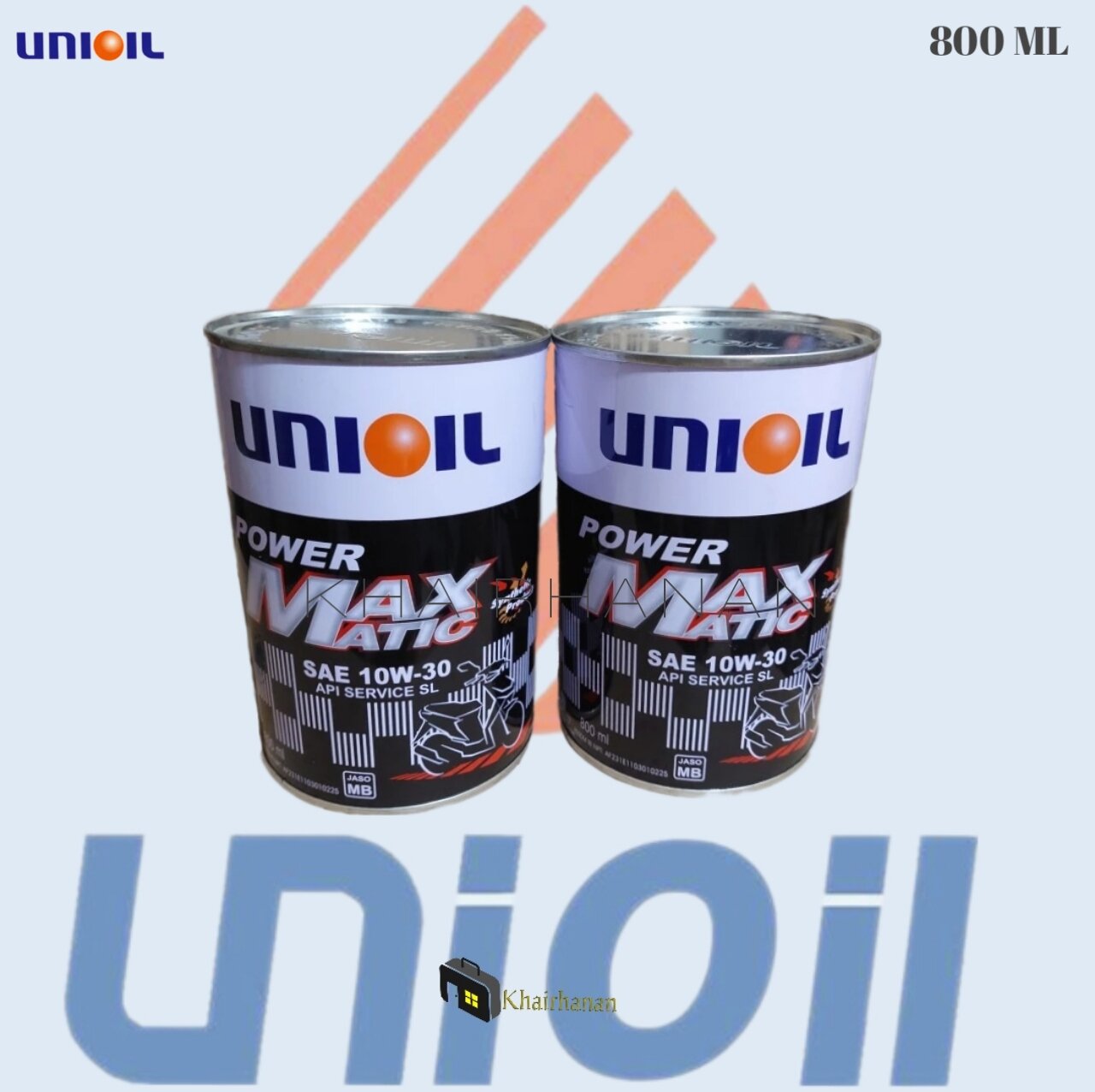 UNIOIL POWER MAX - OLI MESIN TERBAIK UNTUK SEMUA MOTOR MATIC 10W-30 0,8 ...