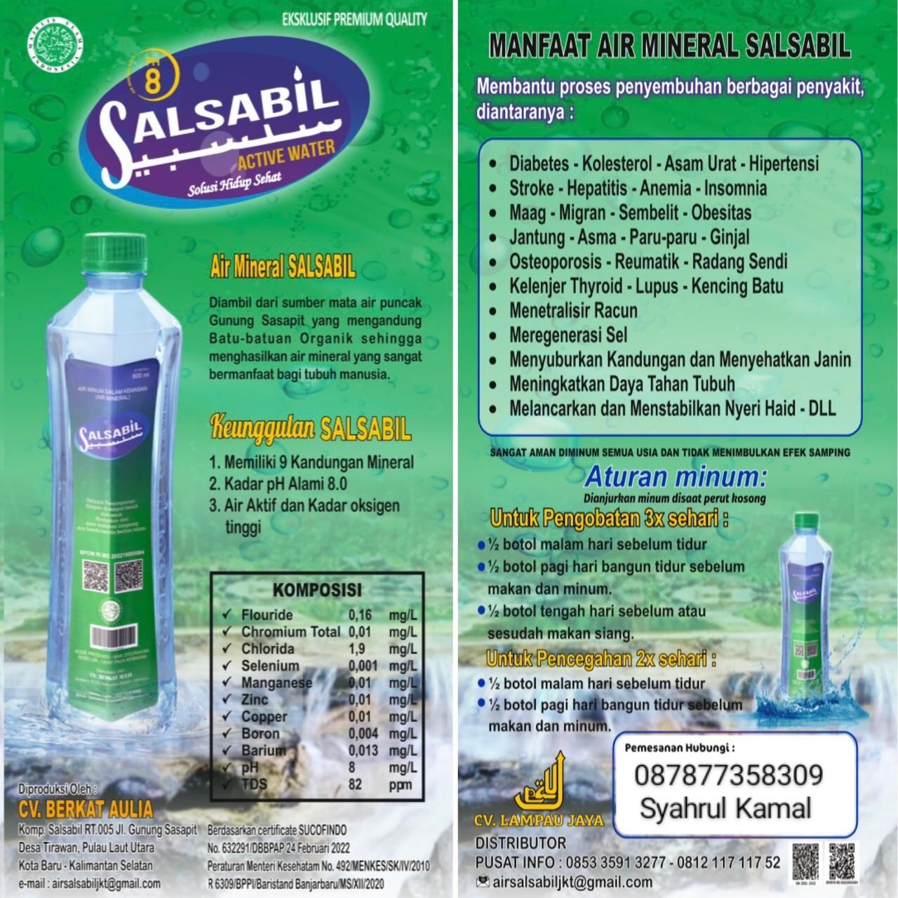 Air mineral organik Salsabil | Lazada Indonesia