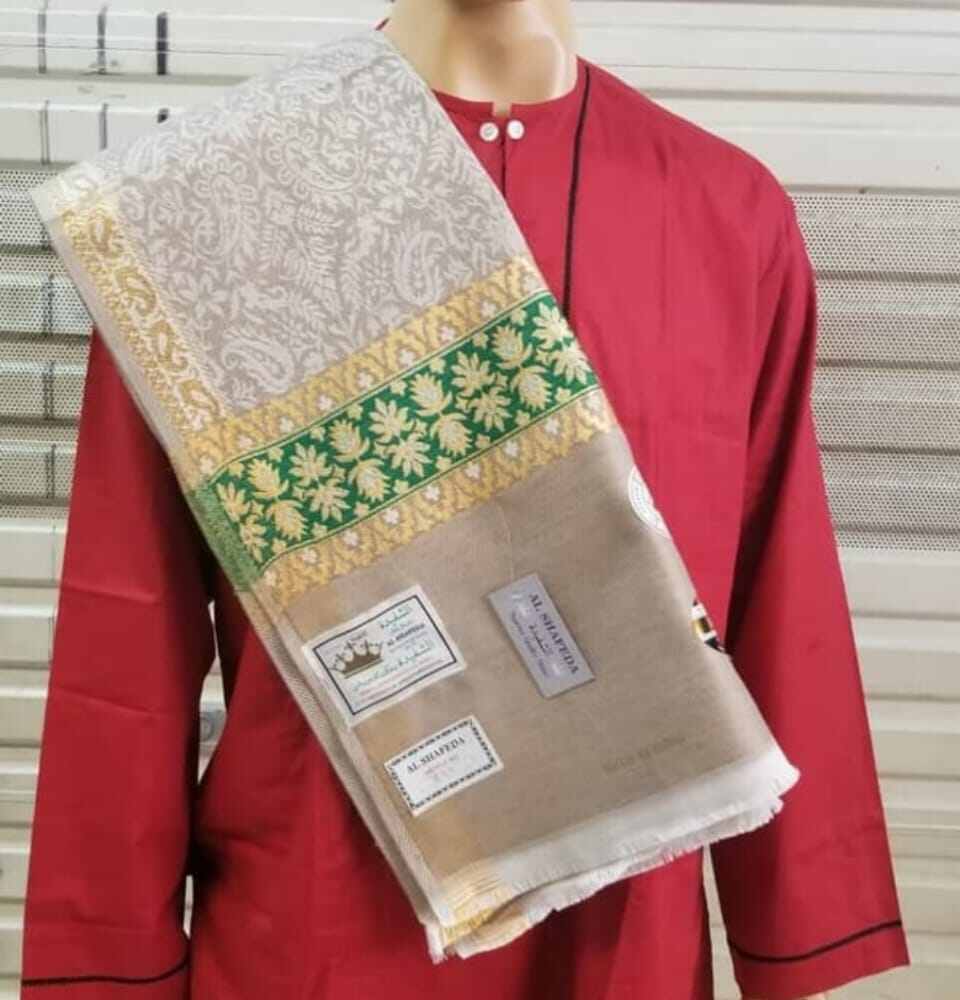 sorban tenun list gold bahan kaku, tebal dan mewah uk. 2x1 | Lazada ...