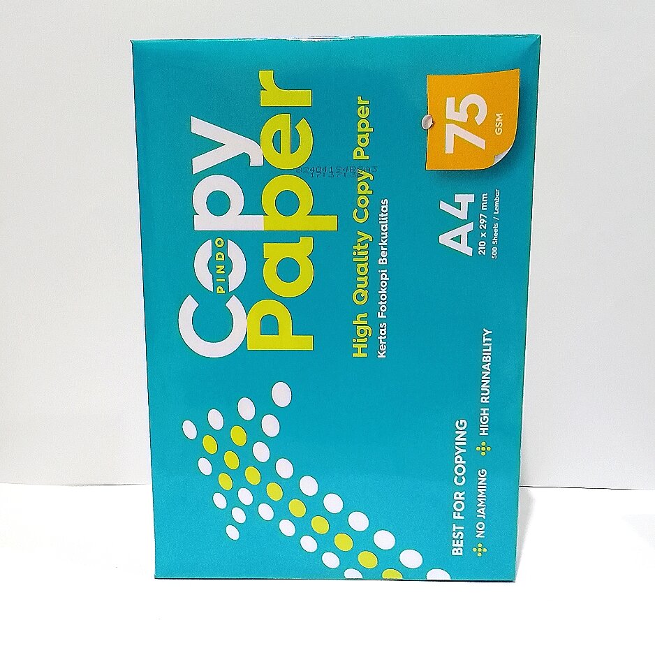 1 Rim Kertas HVS A4 Copy Paper 75 Gram Isi 500 Lembar | Lazada Indonesia