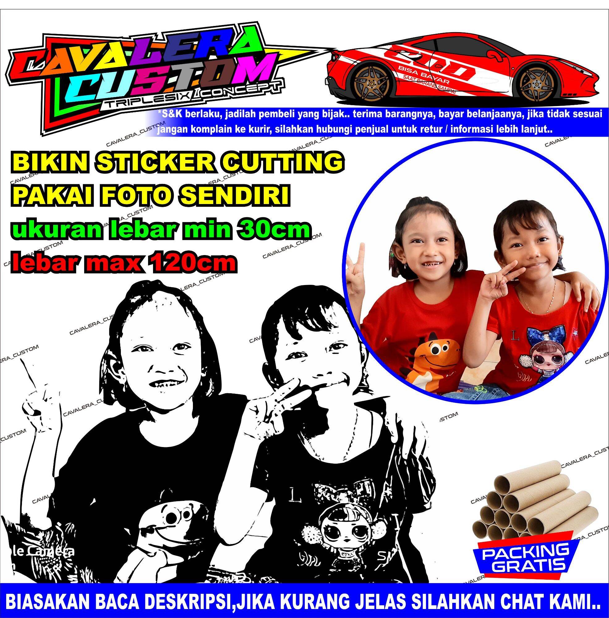 bikin sticker siluet pakai foto sendiri | Lazada Indonesia
