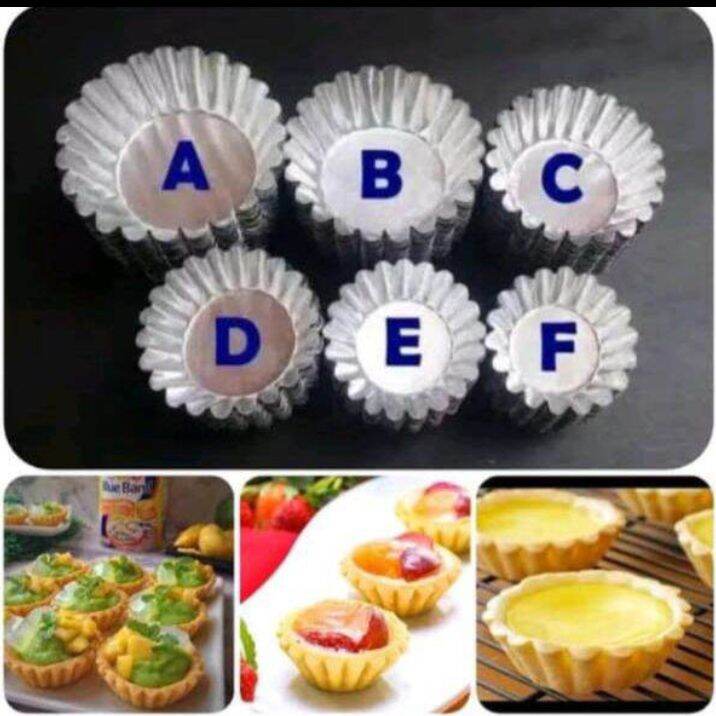 20 pcs cetakan kue pie/loyang pie buah/cetakan pie mini/sus pie ...