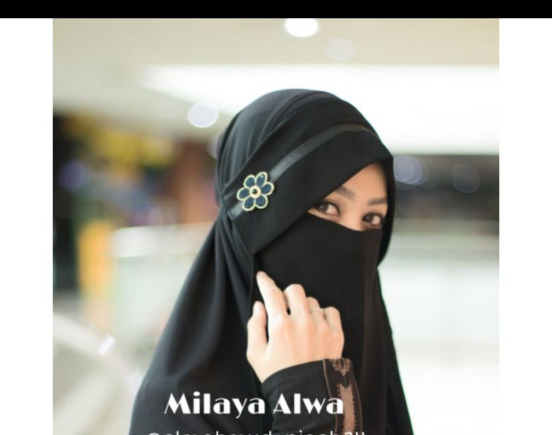 cadar niqab milaya list bunga | Lazada Indonesia