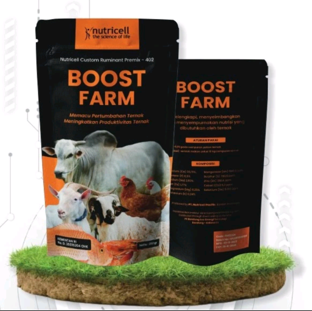 Boost farm nutrisi pakan ternak kemasan 350 gram | Lazada Indonesia