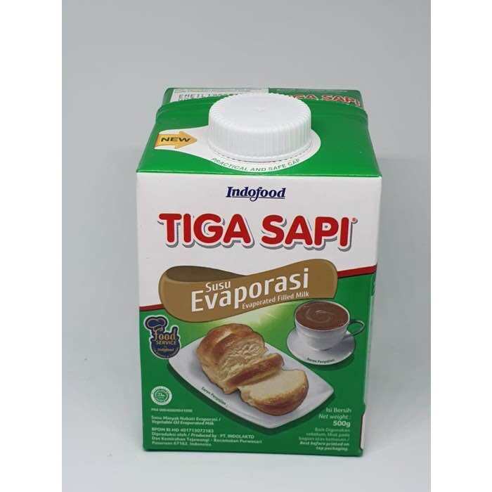 Susu Evaporasi 3 sapi 500ml | Susu evaporasi tiga sapi indofood | Lazada Indonesia