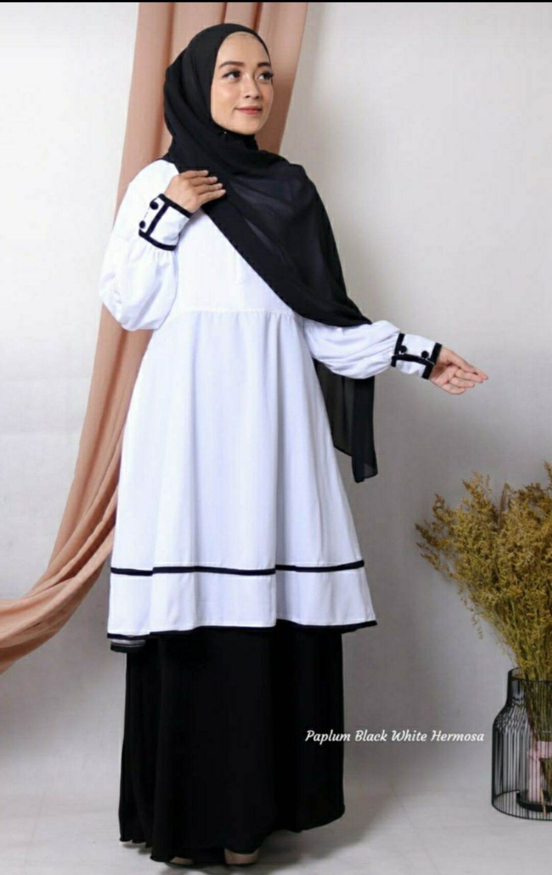 Hermosa Gamis Office/Gamis Kantor/Gamis Kerja Paplum/dress only ...