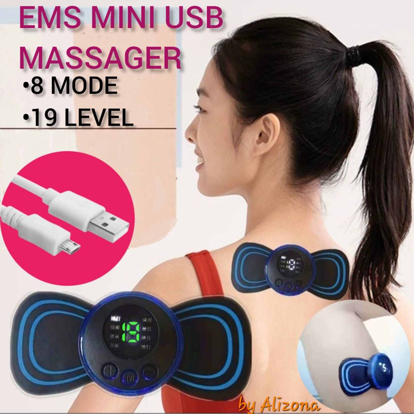 ALAT PIJAT MINI PUNGGUNG/BETIS/PERUT USB /EMS MINI MASSAGER | Lazada ...
