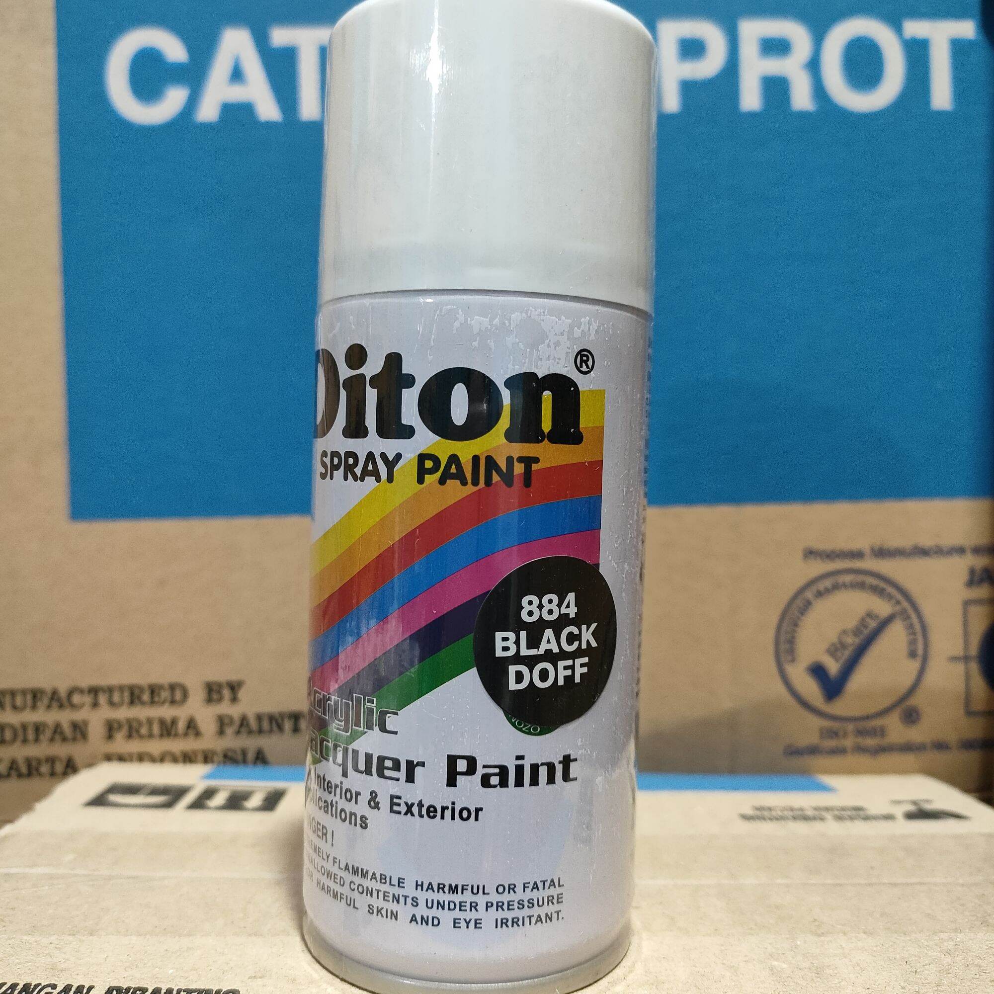 Pilok Cat Semprot Diton 150cc Ready Berbagai Warna Hitam Putih Epoxy ...