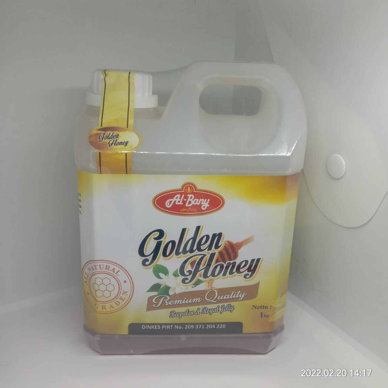 Madu Murni Golden Honey 1kg Al-Bany Madu Hutan Madu Asli Murni Madu ...