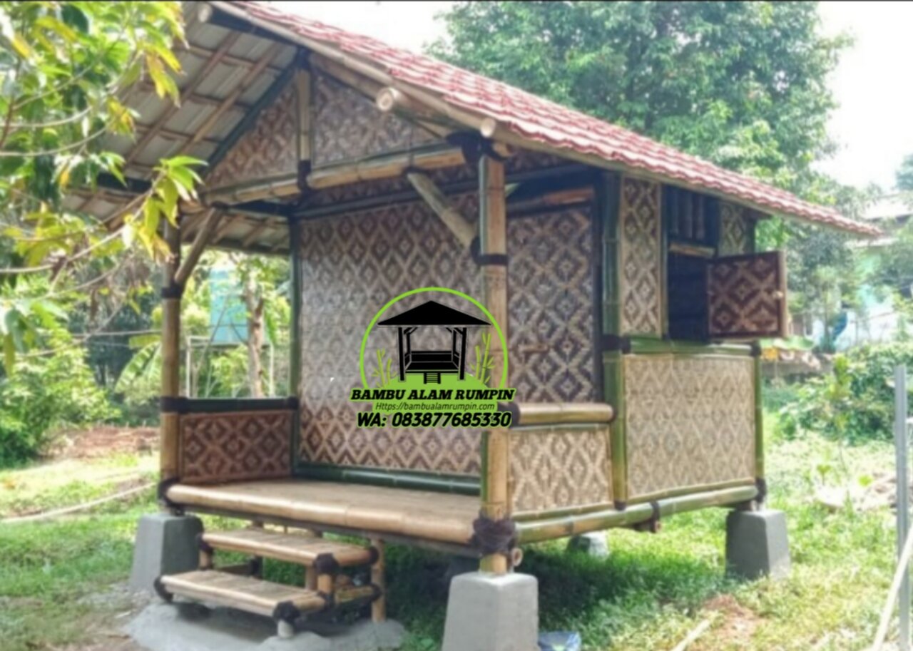 SAUNG BAMBU MINIMALIS UKURAN 3X3M HARGA PER METER | Lazada Indonesia