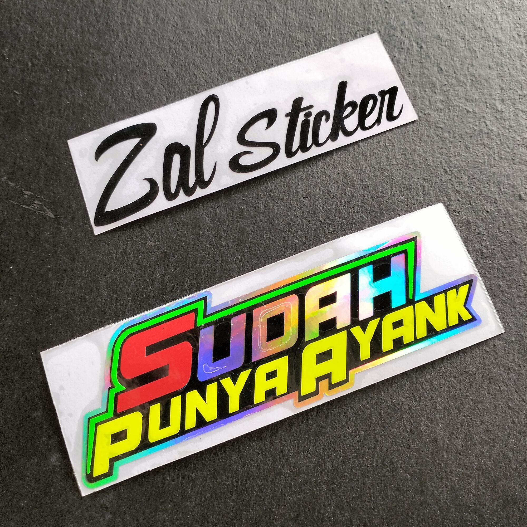 sticker sudah punya ayang sticker cutting | Lazada Indonesia