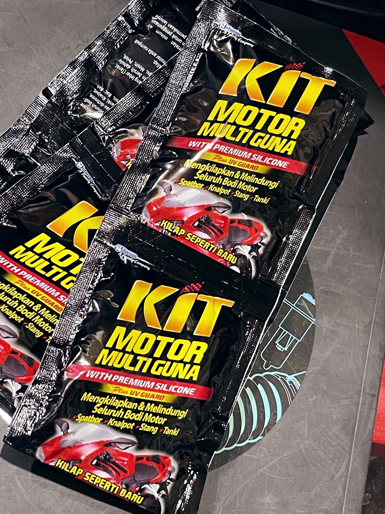 [1 SACHET] KIT MULTIGUNA MOTOR KIT PENGKILAP MOTOR SACHET | Lazada ...