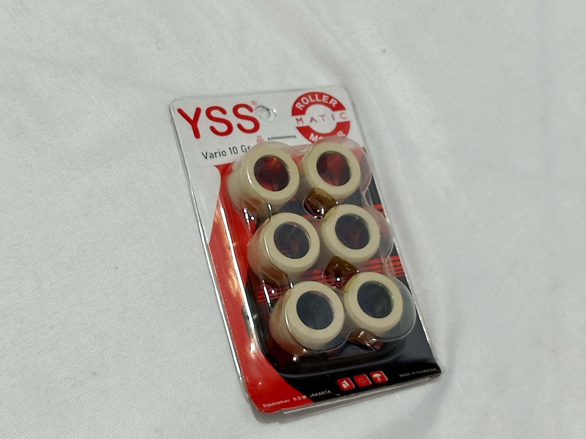 roller set roller racing 10 gram YSS roller Beat fi/Street Vario 110 Fi ...