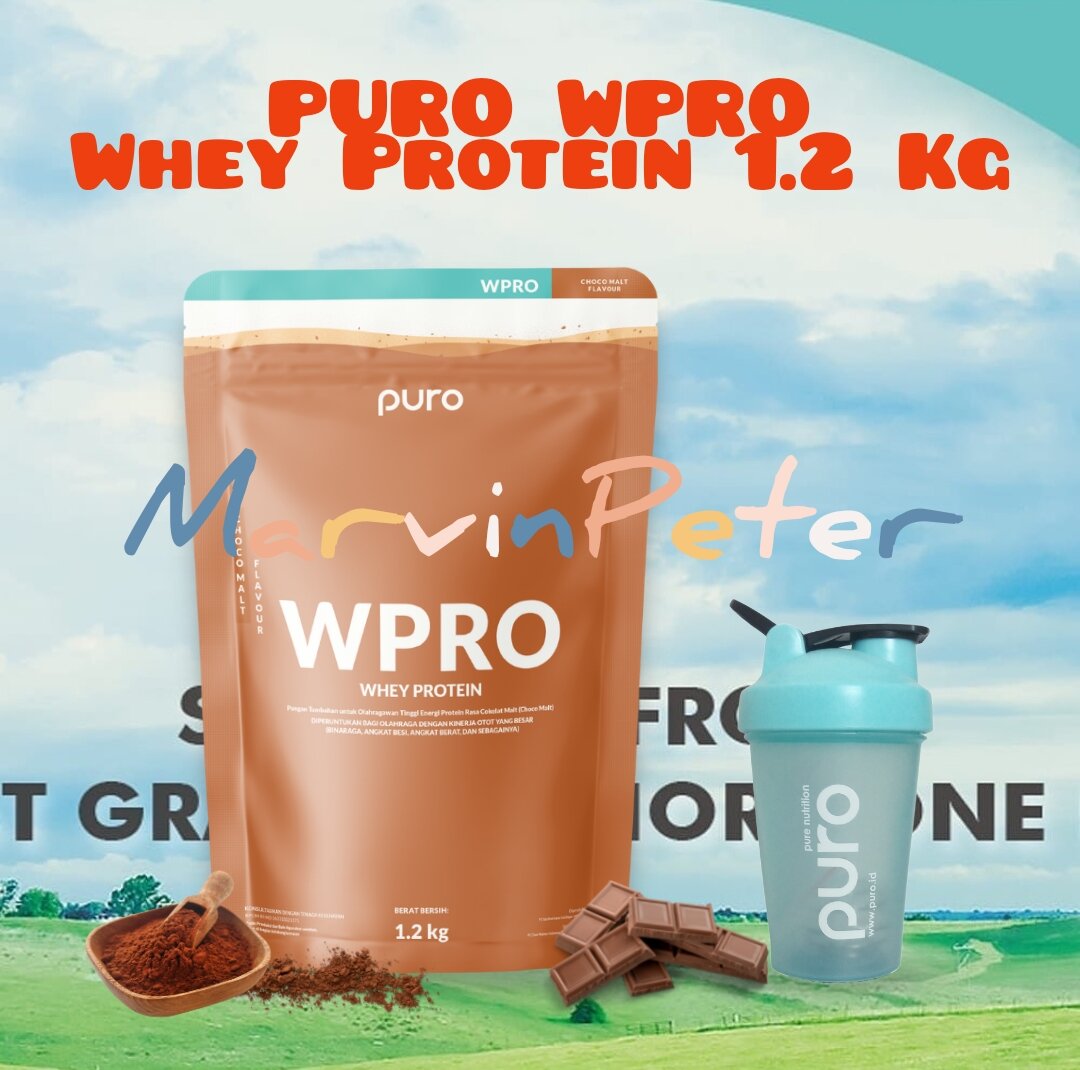 PURO WPRO 1.2kg Whey Protein Konsentrat | Lazada Indonesia