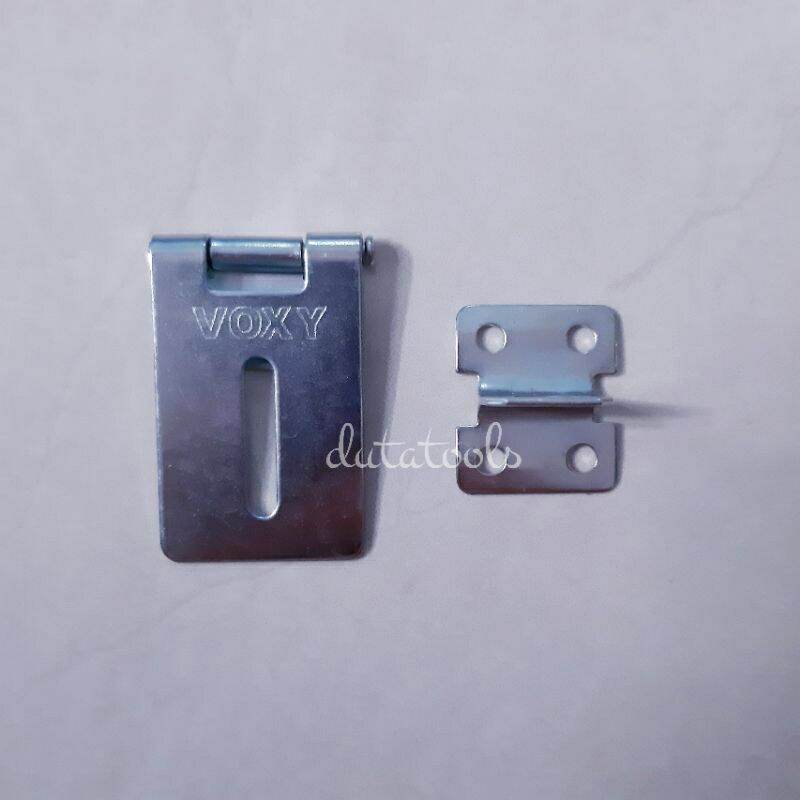 Overpall plat tebal VOXY galvanis/tempat gembok/cantolan gembok/dudukan ...