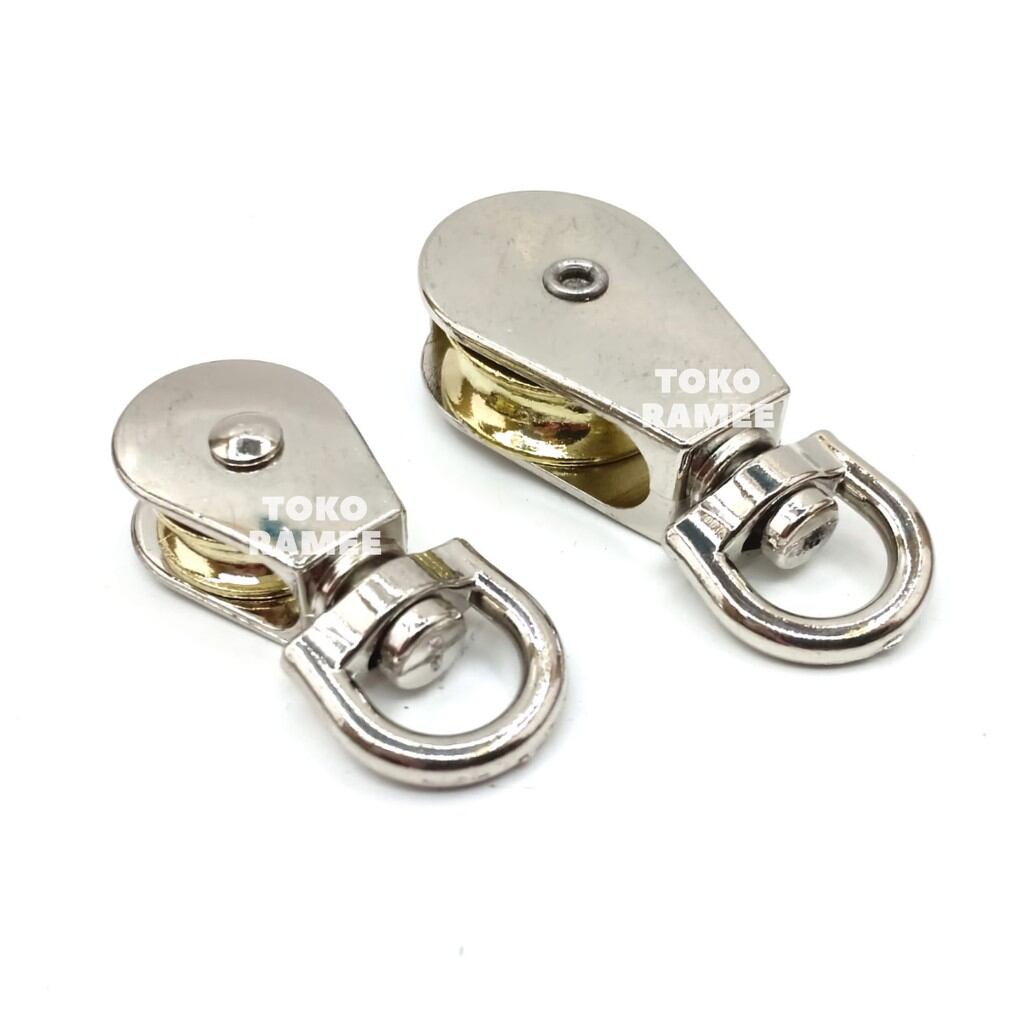 Katrol Kerek Kerekan Kandang Burung Bendera Timba Sumur Mini Kecil ...