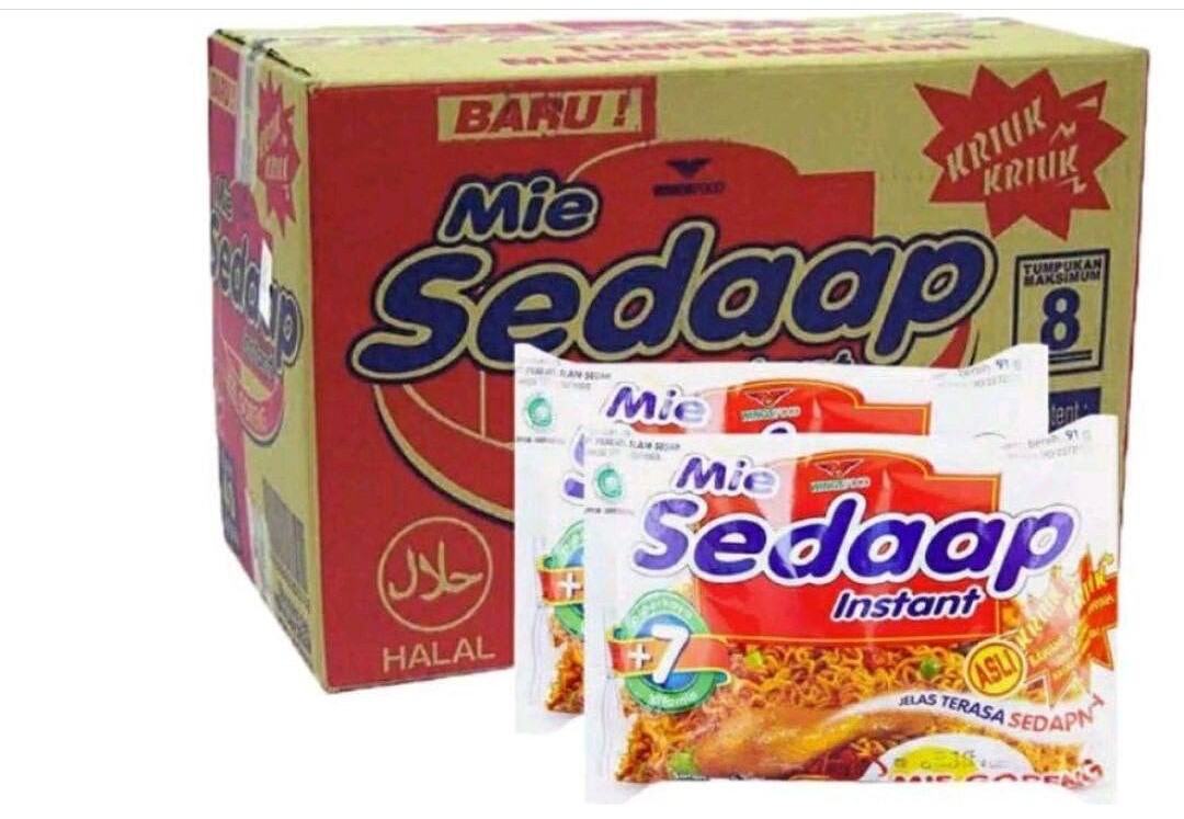 mie sedap/mie sedap goreng/isi 5/fagen snack/aneka snack dan sembako ...